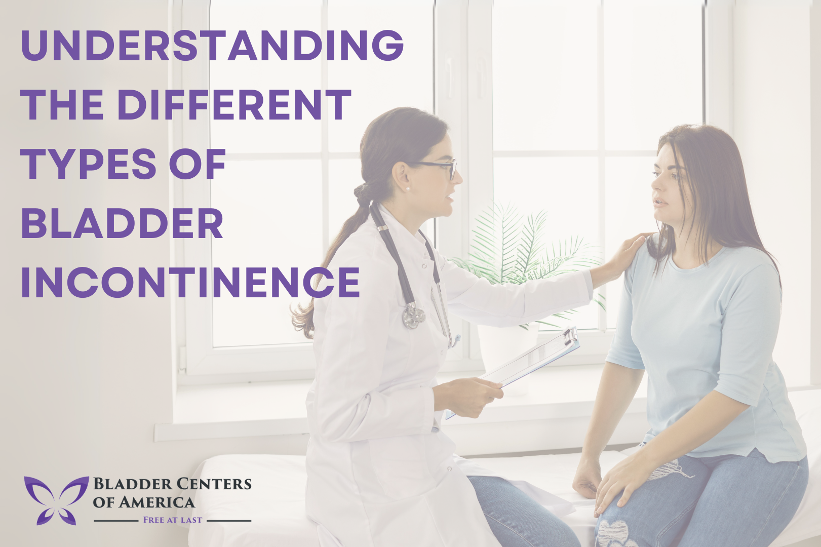 Understanding the Different Types of Bladder Incontinence Understanding the Different Types of Bladder Incontinence
